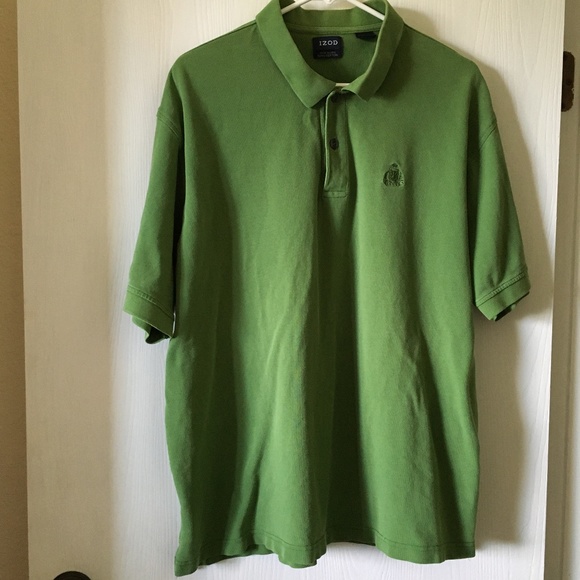 Izod | Shirts | Izod Mens Green Cotton Polo Shirt Size Xl | Poshmark